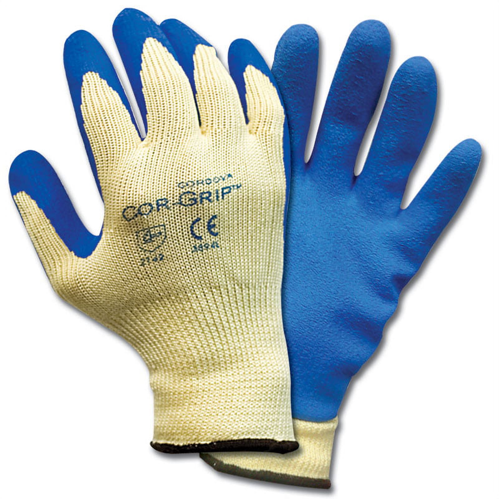 Cordova Cor-Grip Rubber Coated Gloves, Large - Dozen - Walmart.com