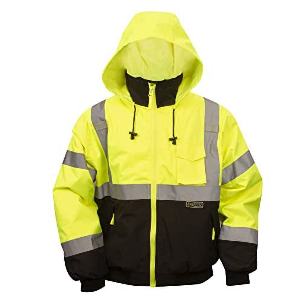 Cordova J201-M Reptyle Type R, Class III, Lime 2-In-1 Bomber Jacket, PU ...