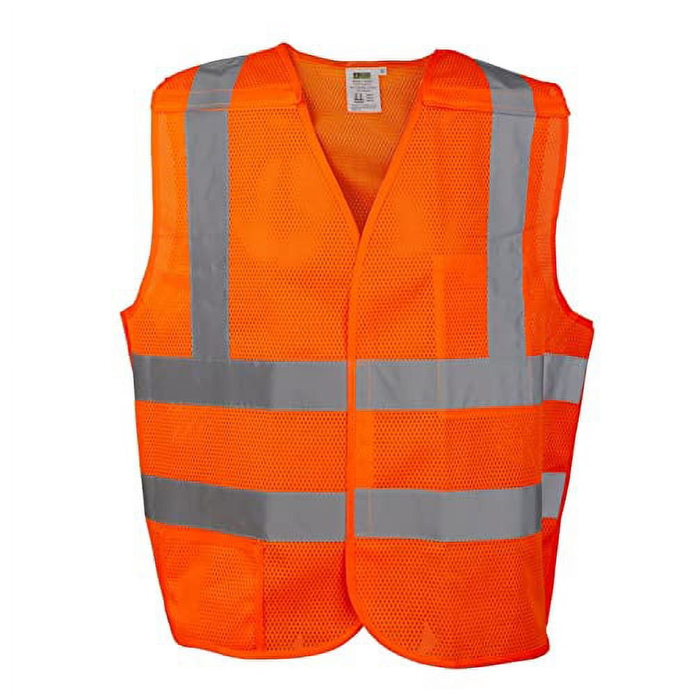 Cordova VB230P5XL Type R, Class II, 5-Point Breakaway Vest, Orange Mesh ...