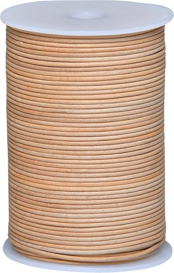 Cords Essentials Round Genuine Leather String Cord, Rope for Jewelry ...