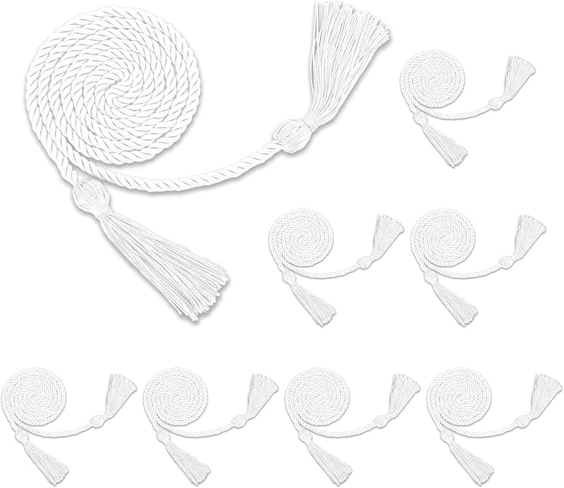 Cords for Graduation 2025 White Cord for Grad Graduation Cords Ropes ...