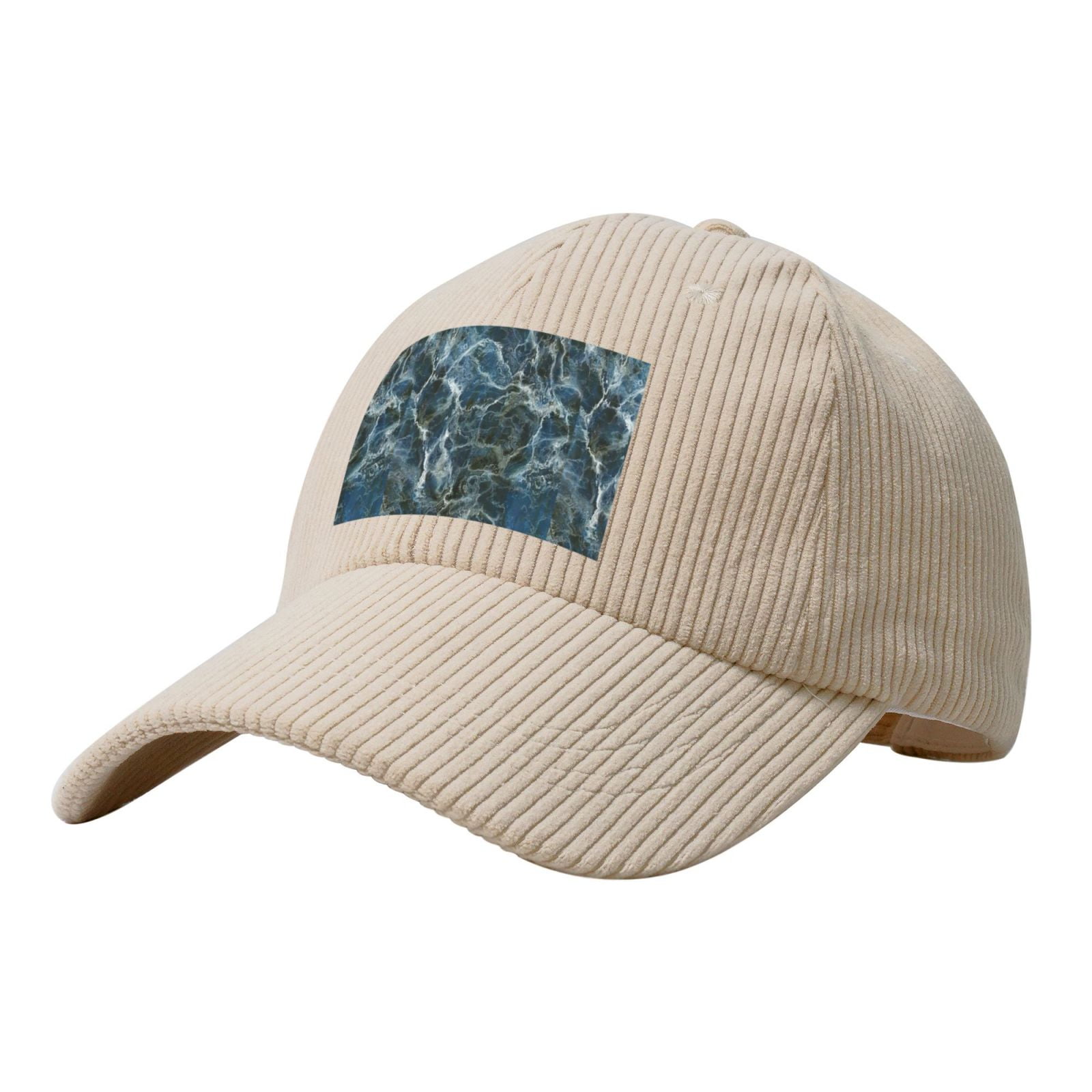 Corduroy Baseball Cap Casual Style Curved Eave Design 6 Pieces Of ...