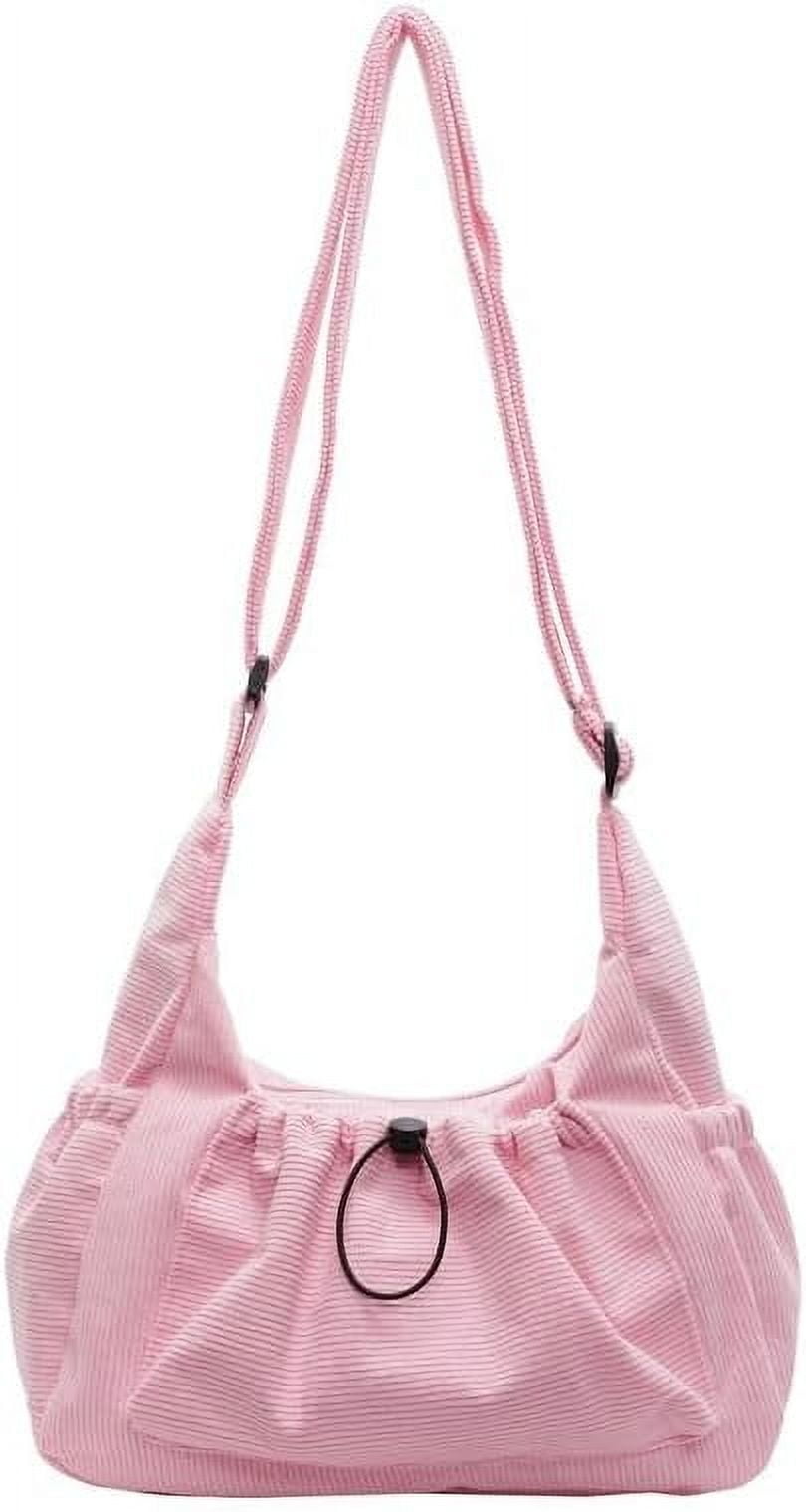 Corduroy Crossbody Bag for Women, Trendy Shoulder Bag Messenger Purse ...