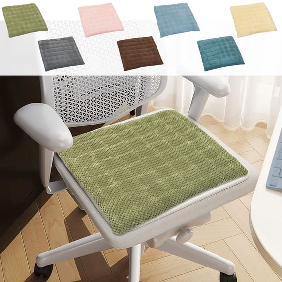 Corduroy Dining Chair Cushion 15.7"x15.7" Square | Detachable Washable ...
