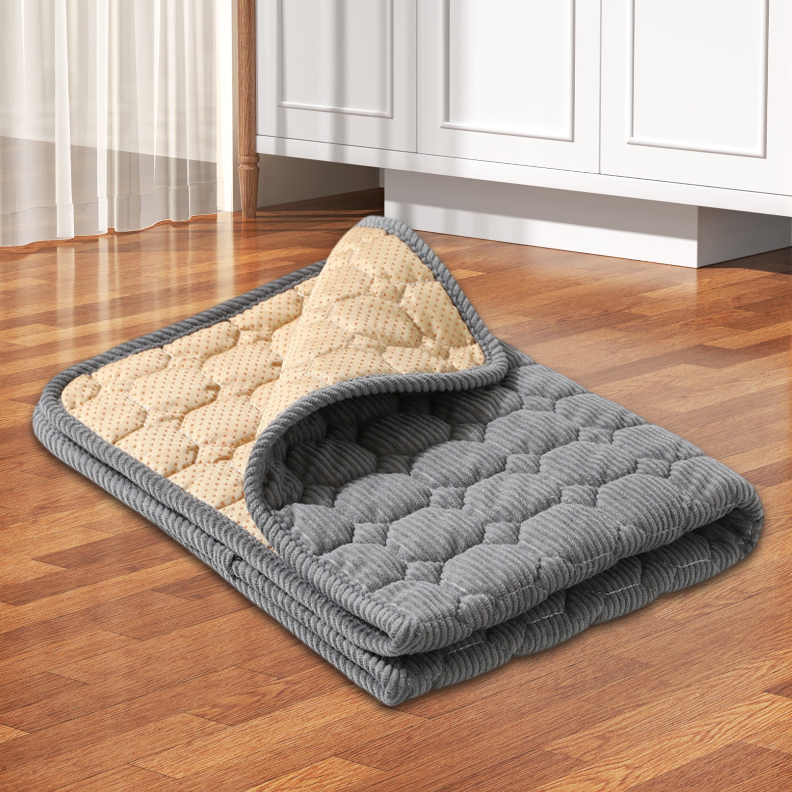 Corduroy Dog Bed Mat, Extra Large Cat Bed, Thickened Wear-Resistant ...