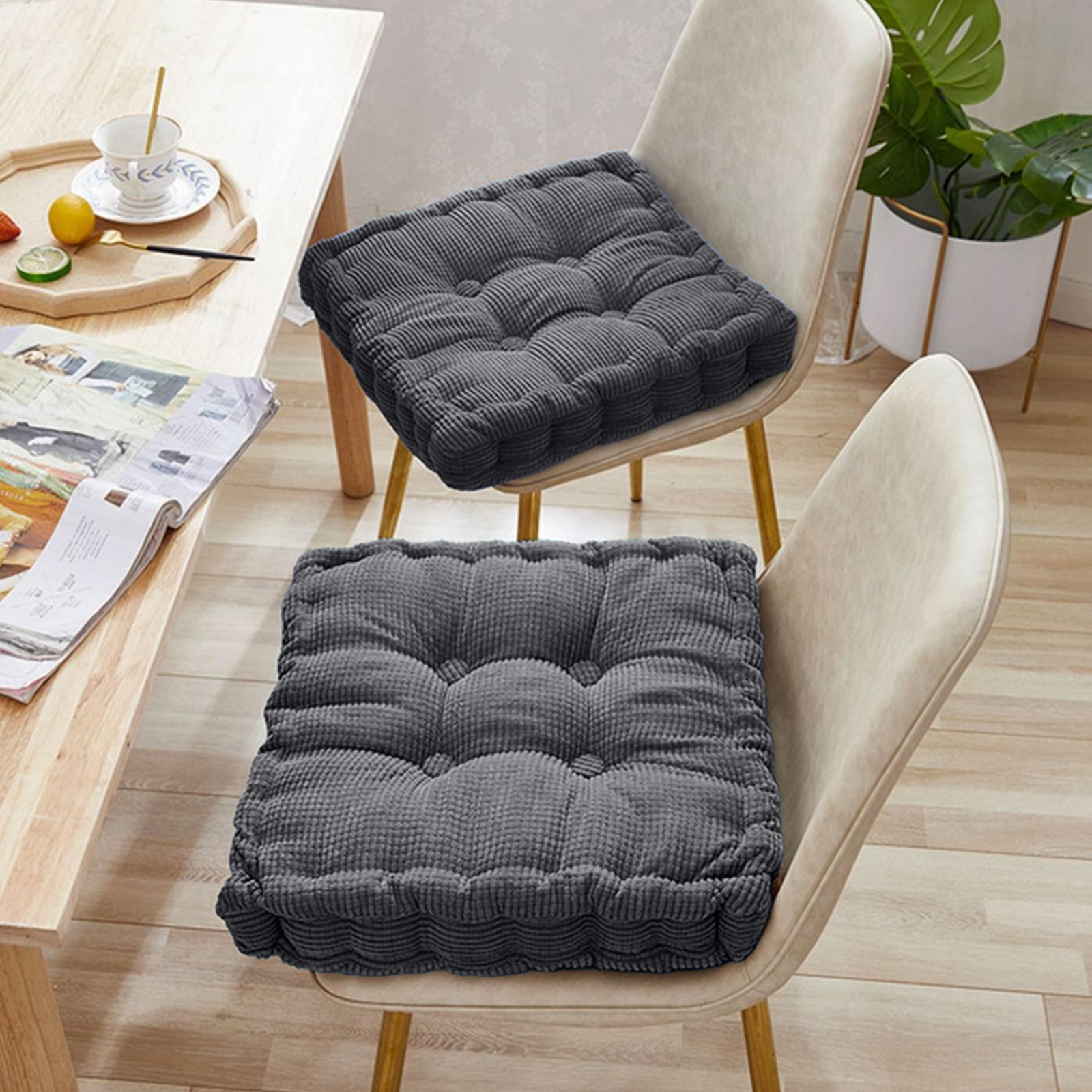 Corduroy Floor Cushion Tatami Mat | Square Pillow 15.75x15.75x2.36 in ...