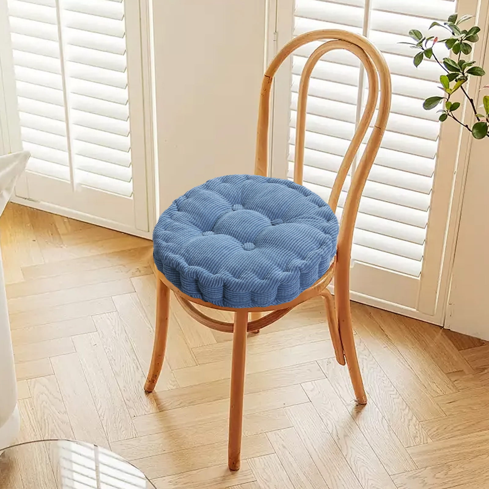 Corduroy Floor Pillow Mat for Living Room, Balcony & Yoga | 40x40x6 cm ...