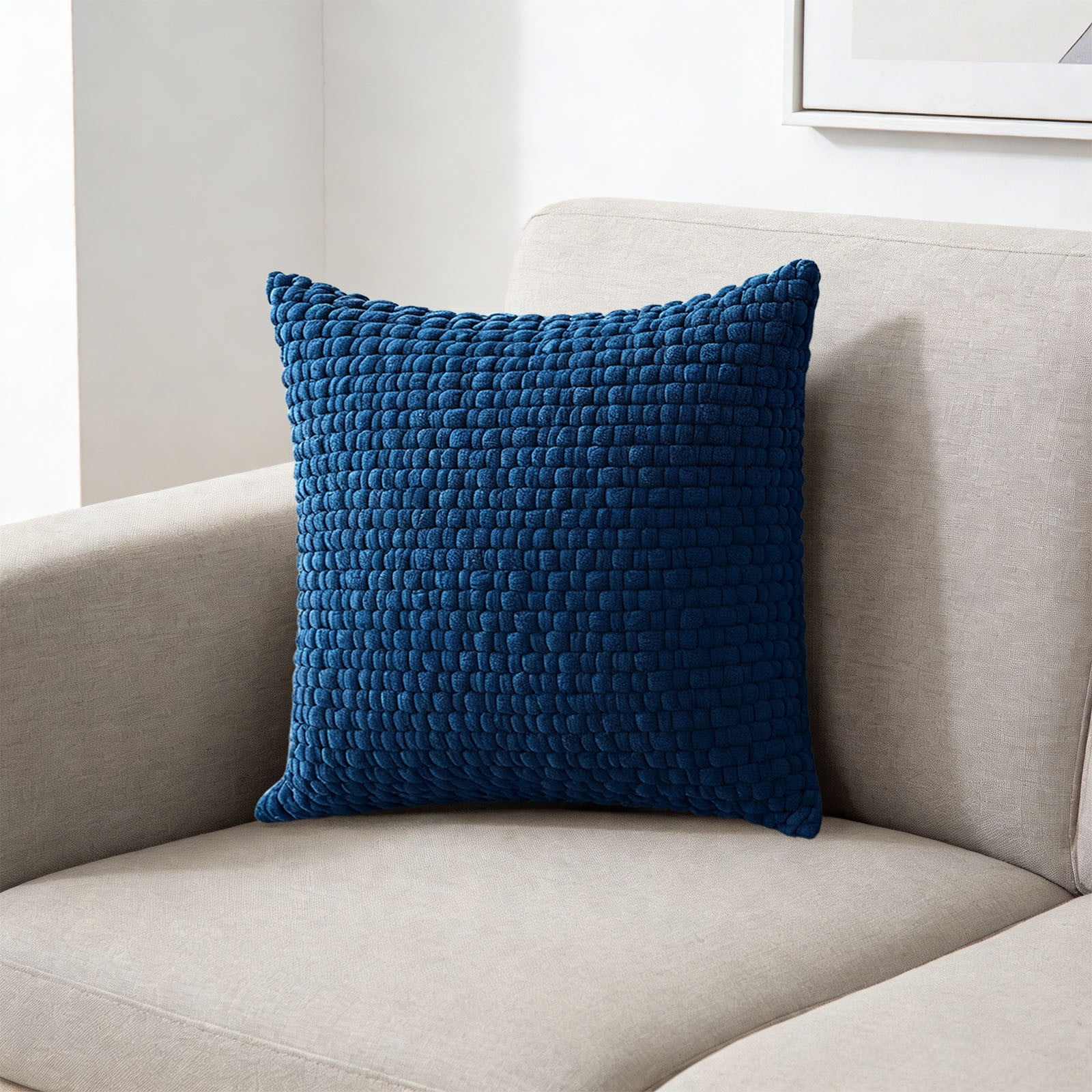 Corduroy Pillowcase Winter Flannel Soft Velvet Fabric Cozy Warmth and ...