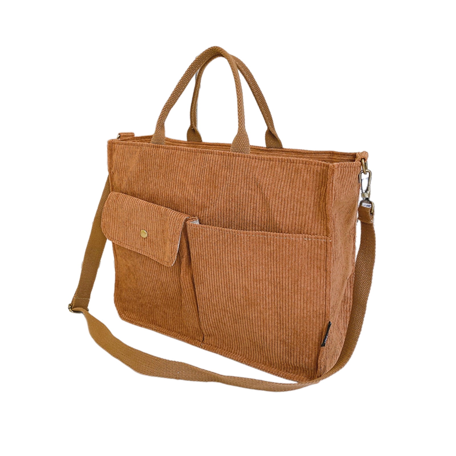Corduroy Shoulder Bag Trendy Bag with Adjustable Straps Contemporary ...