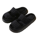 Corduroy Slippers for Women Cloud Shoes with Arch Support Memory Foam ...