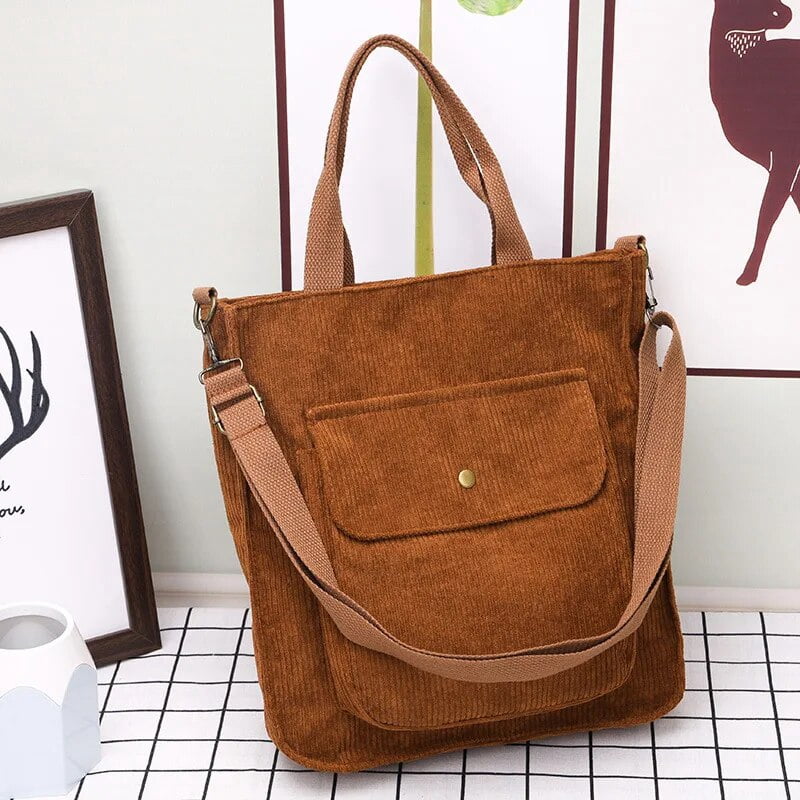 Corduroy Tas Voor Vrouwen 2023 Shopper Bag Designer Handtas Herfst En ...
