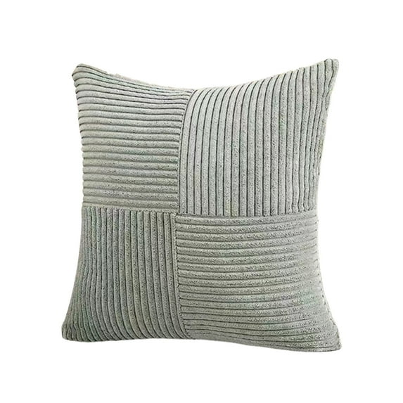 Corduroy Throw Pillow Cover Modern Minimalist Solid Design For Sofa ...