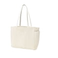 Corduroy Tote Bag for Women, Large Capacity Shoulder Bag, Casual Solid ...