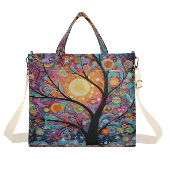 Corduroy Tote Bag for Women Shoulder Handbags Fashion Ladies Purses ...