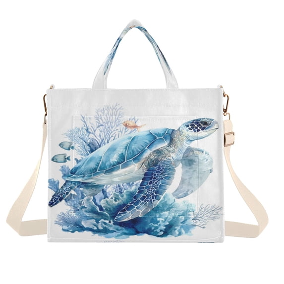 Corduroy Tote Bag for Women Shoulder Handbags Fashion Ladies Purses ...