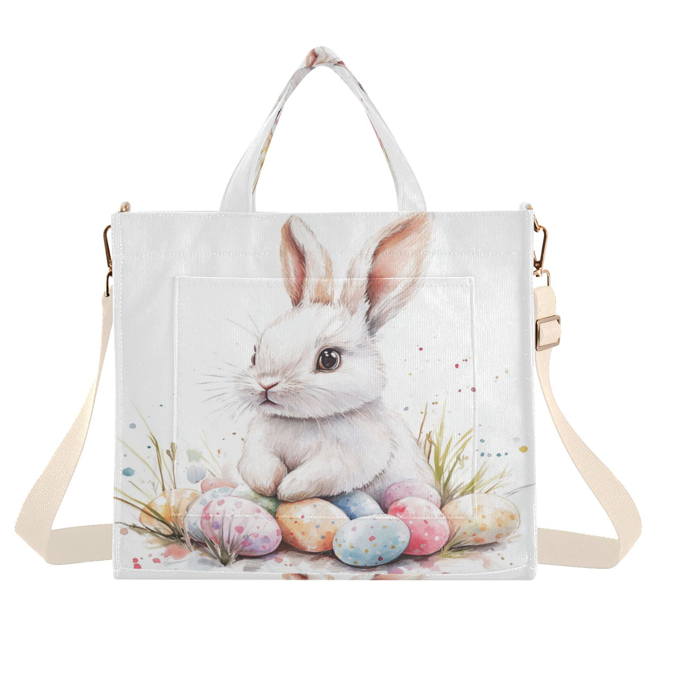 Corduroy Tote Bag for Women Shoulder Handbags Fashion Ladies Purses ...