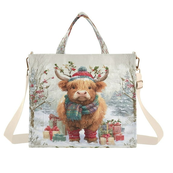 Corduroy Tote Bag for Women Shoulder Handbags Fashion Ladies Purses ...