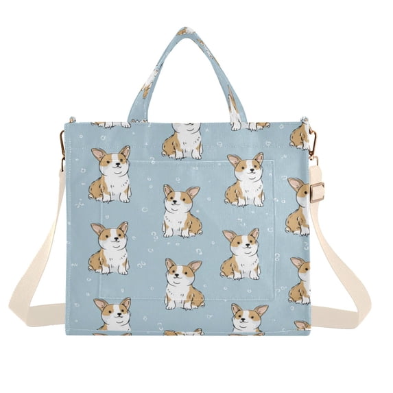 Corduroy Tote Bag for Women Shoulder Handbags Fashion Ladies Purses ...