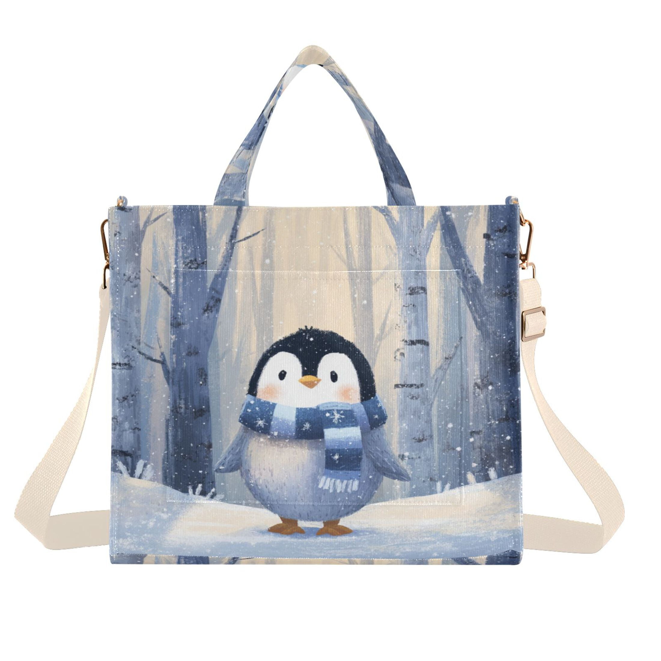 Corduroy Tote Bag for Women Shoulder Handbags Fashion Ladies Purses ...