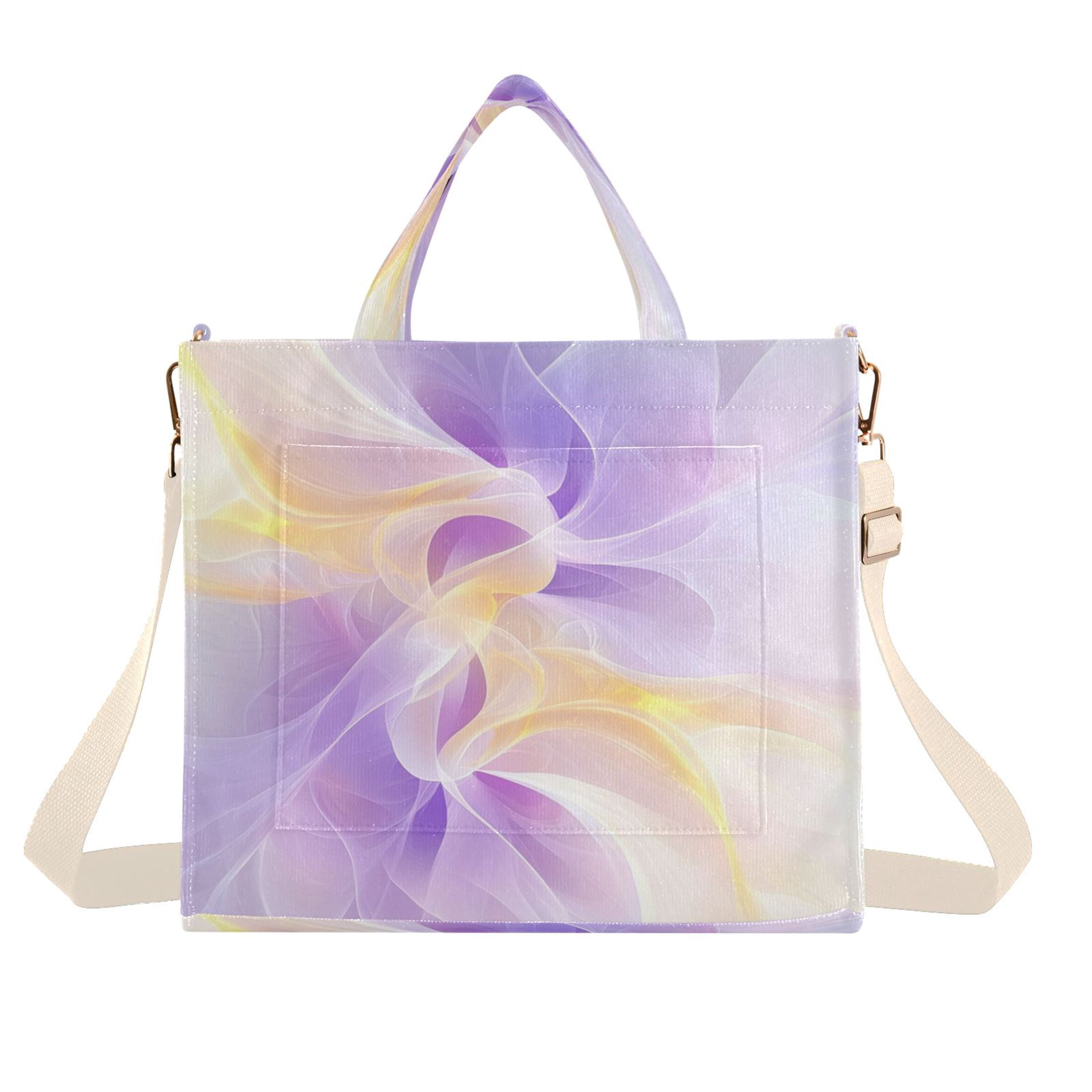 Corduroy Tote Bag for Women Shoulder Handbags Fashion Ladies Purses ...