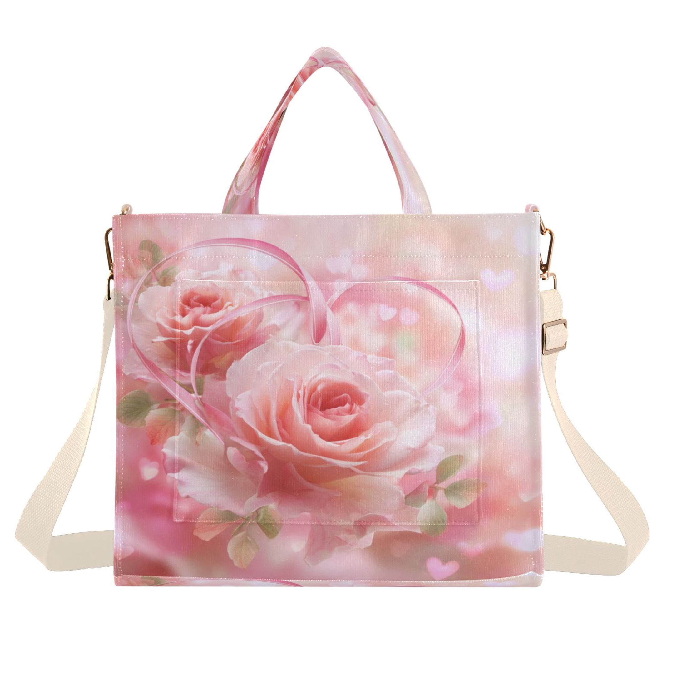 Corduroy Tote Bag for Women Shoulder Handbags Fashion Ladies Purses ...