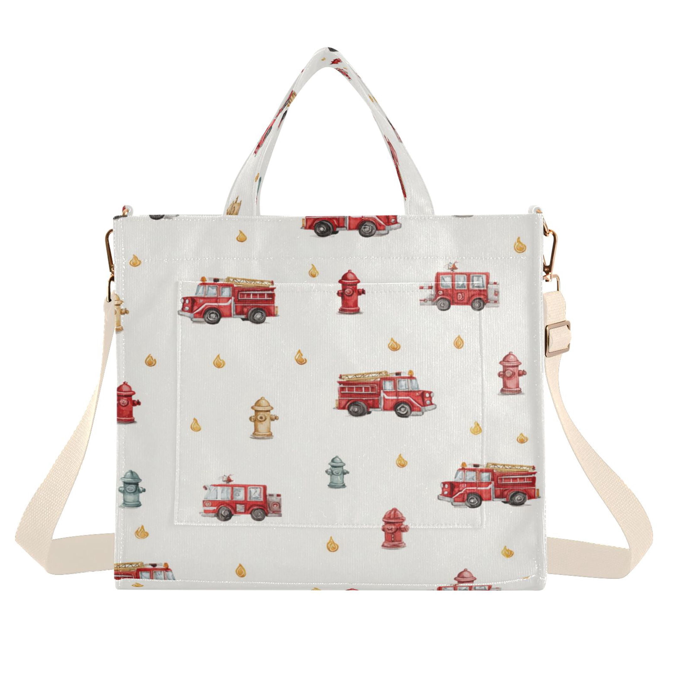 Corduroy Tote Bag for Women Shoulder Handbags Fashion Ladies Purses ...