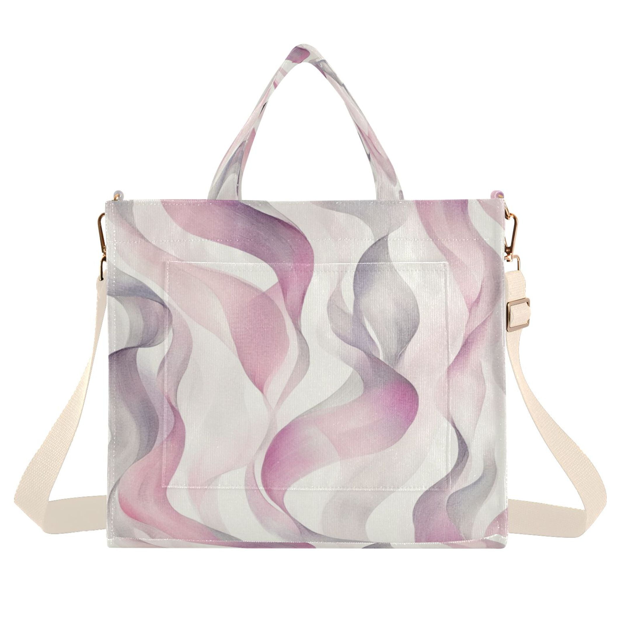 Corduroy Tote Bag for Women Shoulder Handbags Fashion Ladies Purses ...