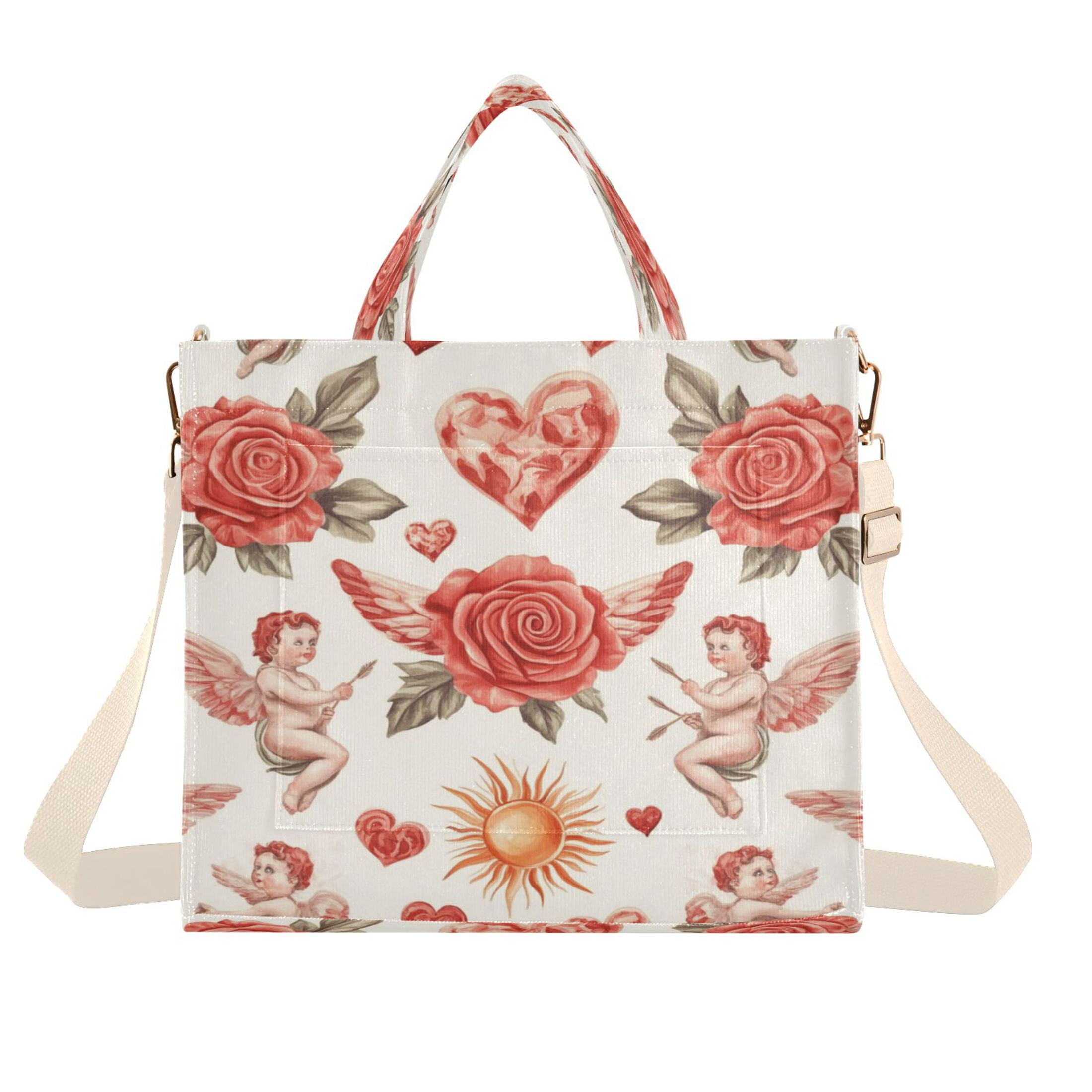 Corduroy Tote Bag for Women Shoulder Handbags Fashion Ladies Purses ...