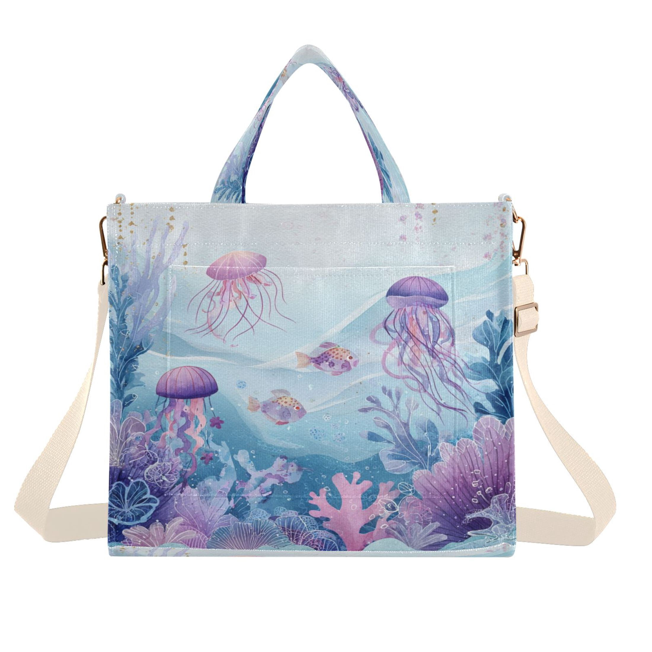 Corduroy Tote Bag for Women Shoulder Handbags Fashion Ladies Purses ...