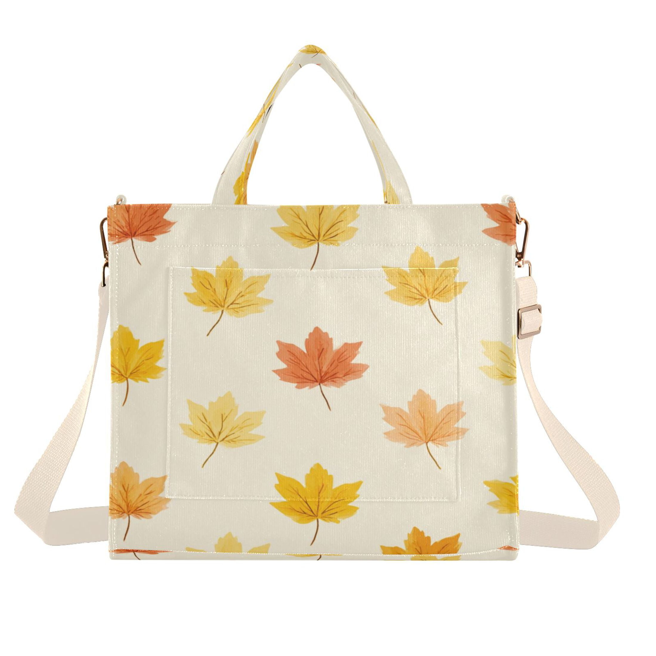 Corduroy Tote Bag for Women Shoulder Handbags Fashion Ladies Purses ...