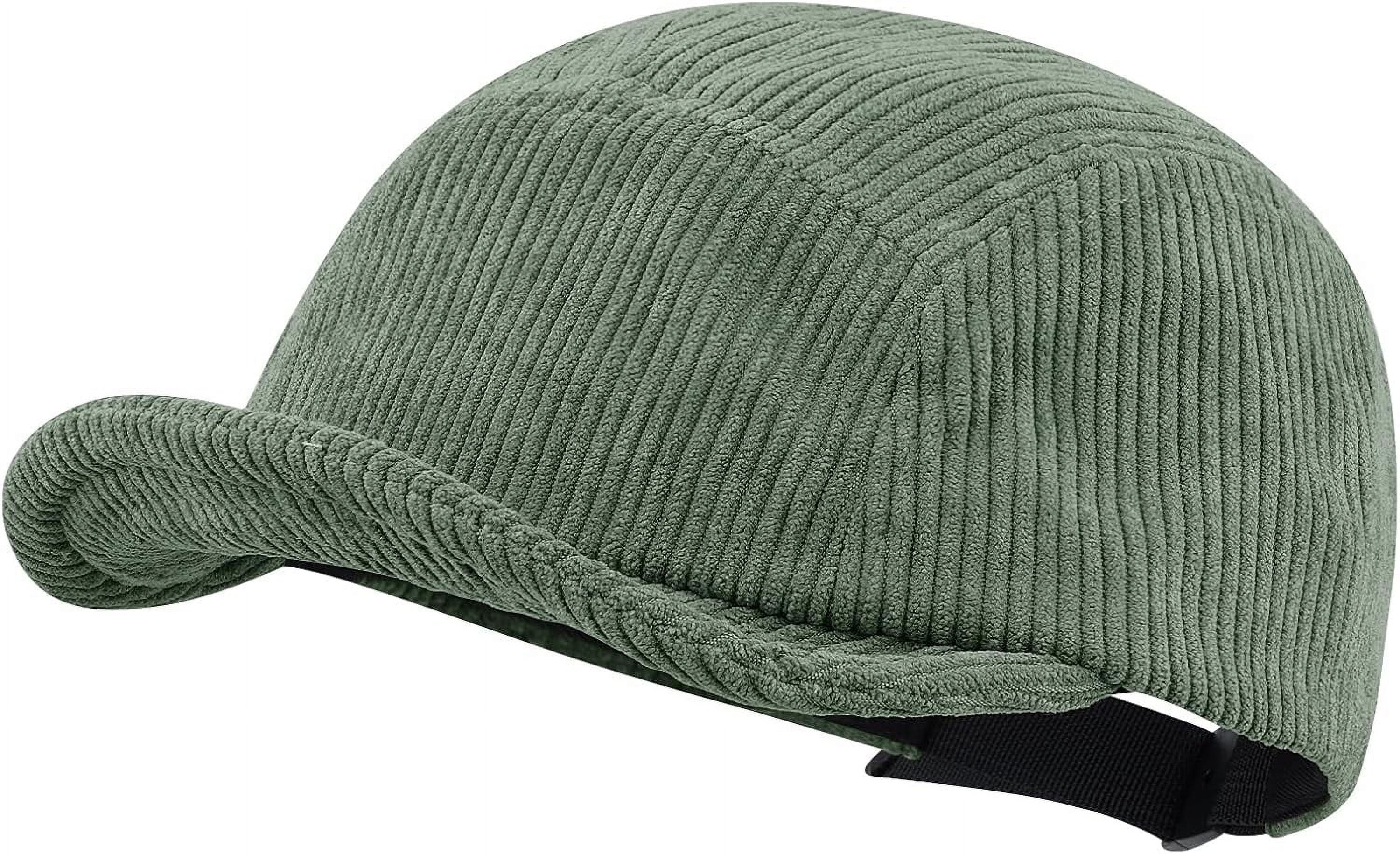 Corduroy Trucker Hat Unisex 5 Panel Baseball Cap Soft Short Brim ...