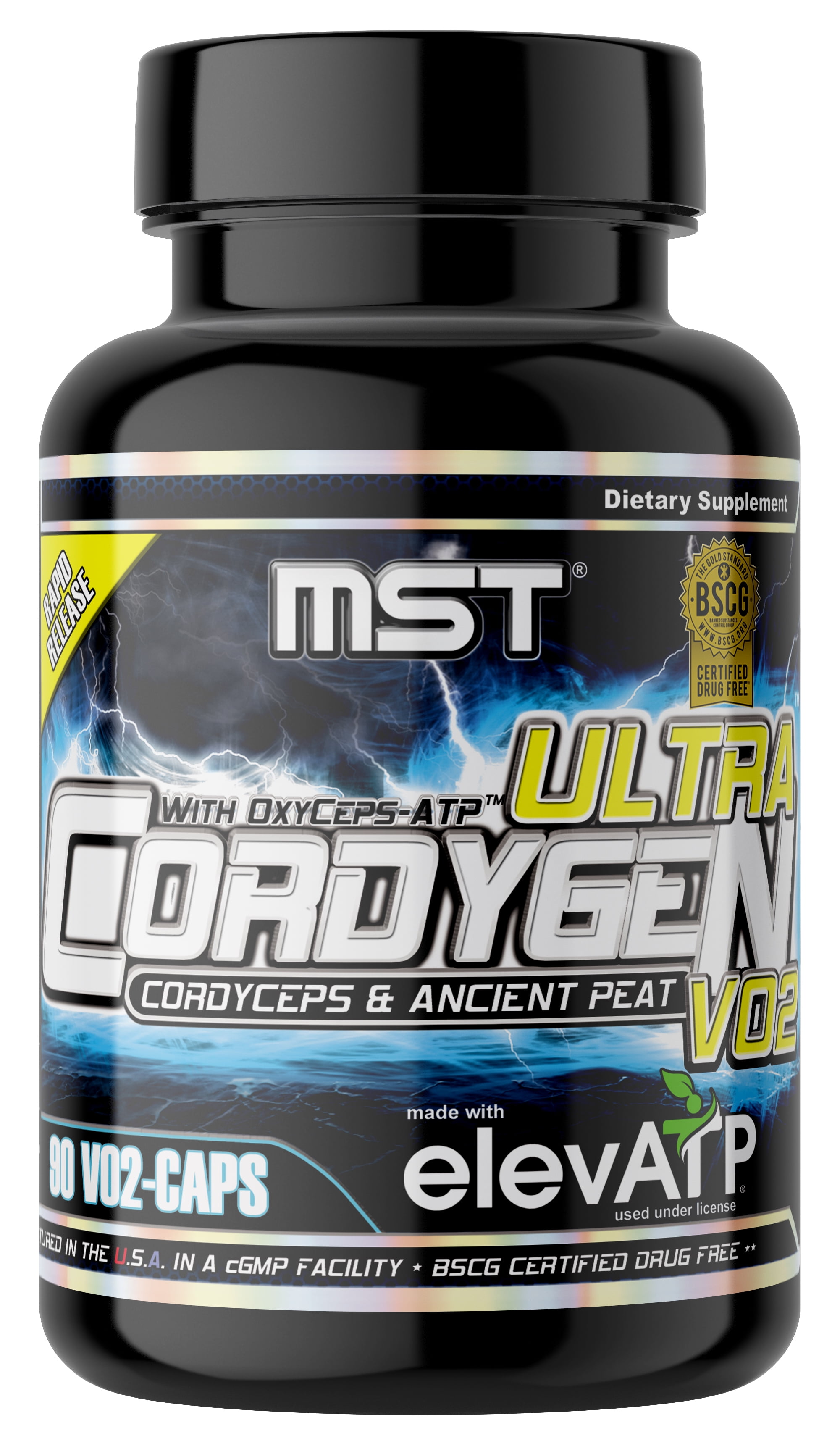 Cordygen VO2 ULTRA, Cordyceps, elevATP, Rhodiola, Gynostemma ...