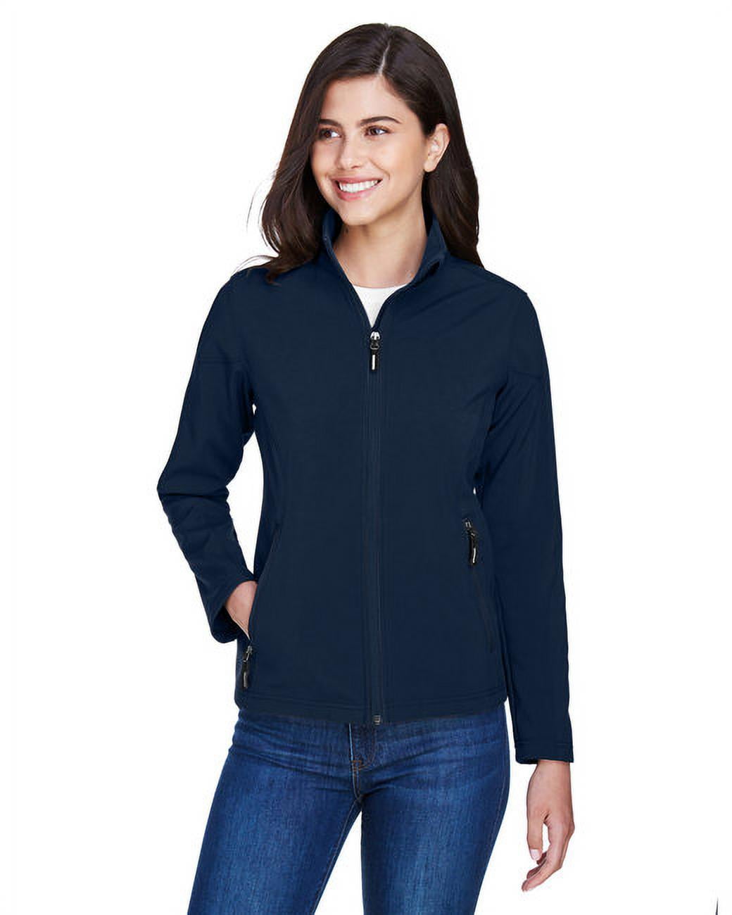 CORE365 78184 Women's Cruise Two-Layer Fleece Bonded Soft Shell Jacket ...