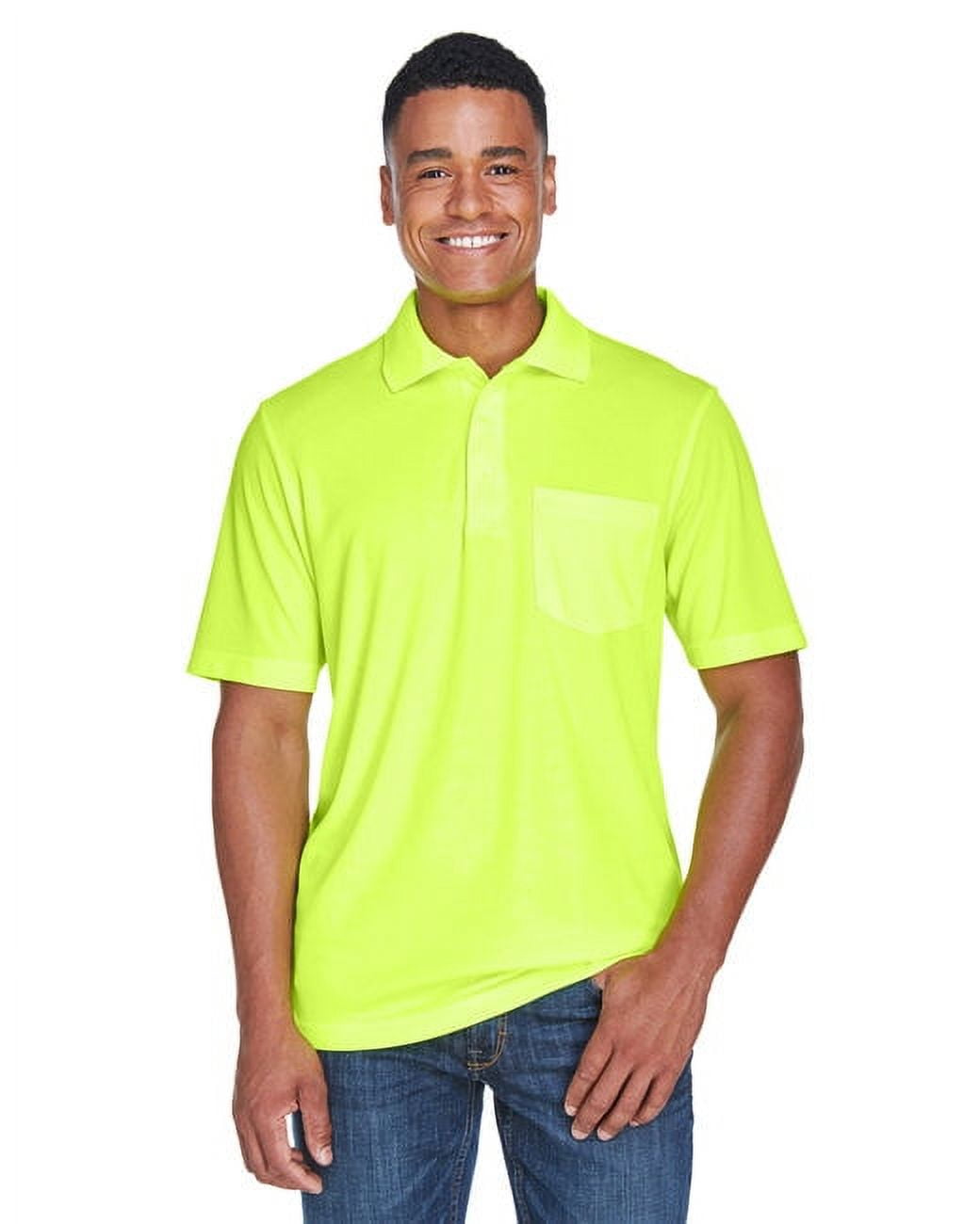 CORE365 88181P Men's Origin Performance Piqué Polo with Pocket-Safety ...