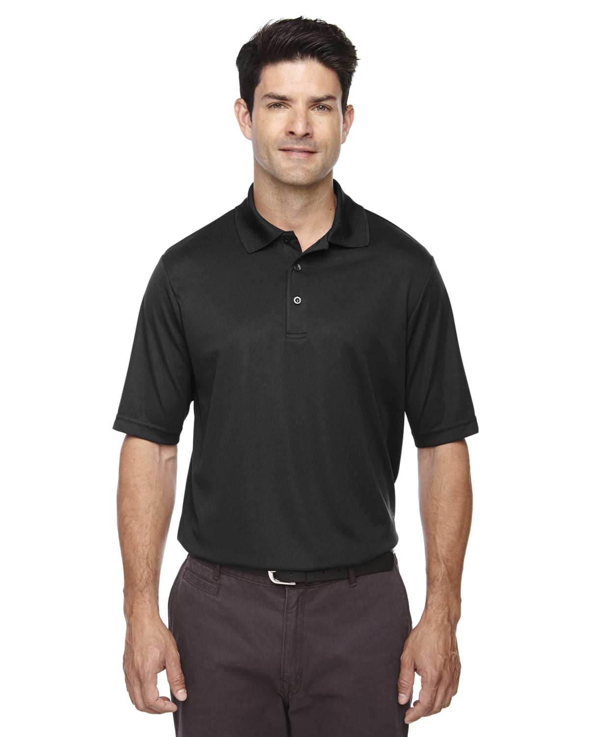 CORE365 88181T Men's Tall Origin Performance Piqué Polo-Black-LT ...
