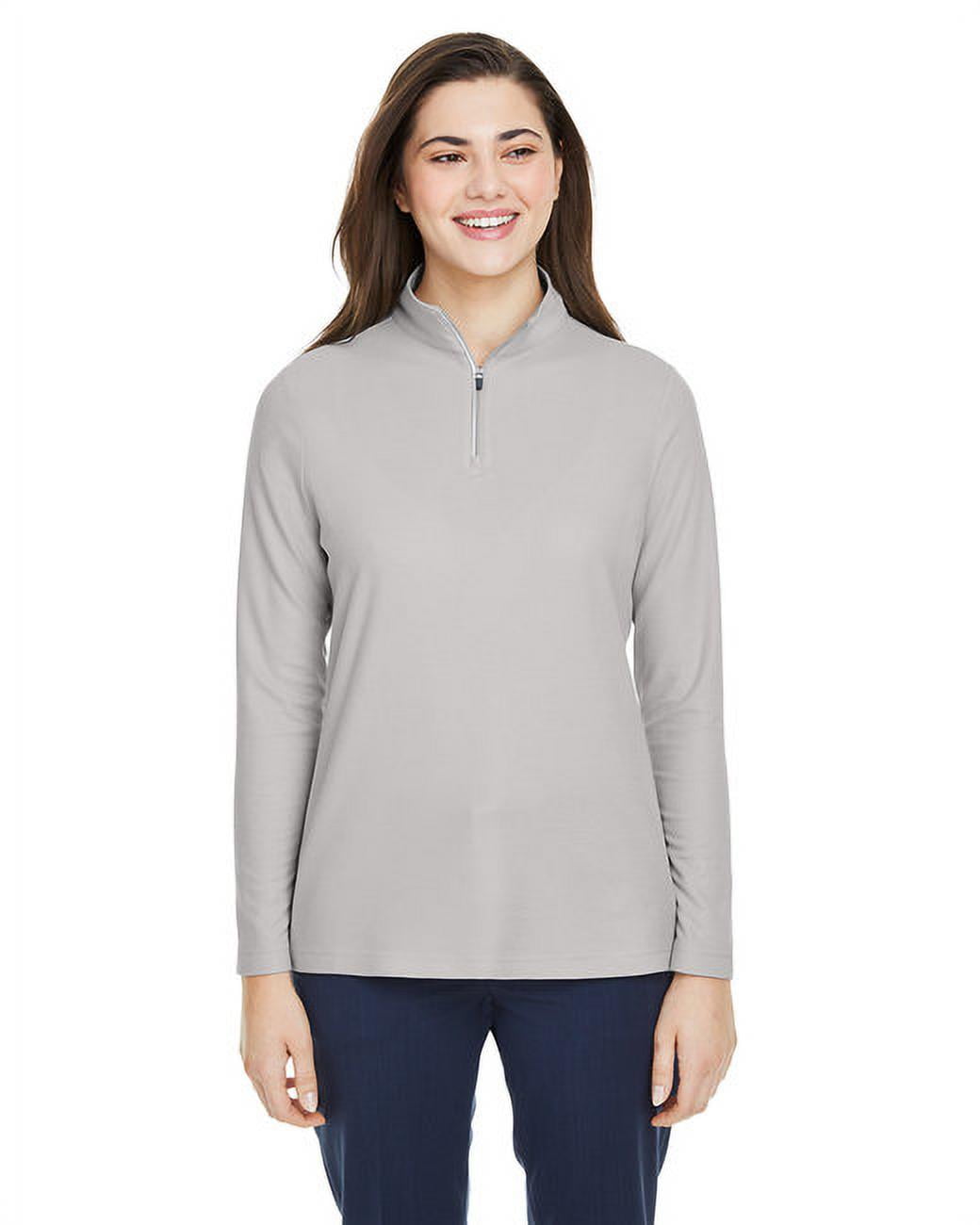 CORE365 CE405W Women's Fusion ChromaSoft™ Pique Quarter-Zip Pullover ...