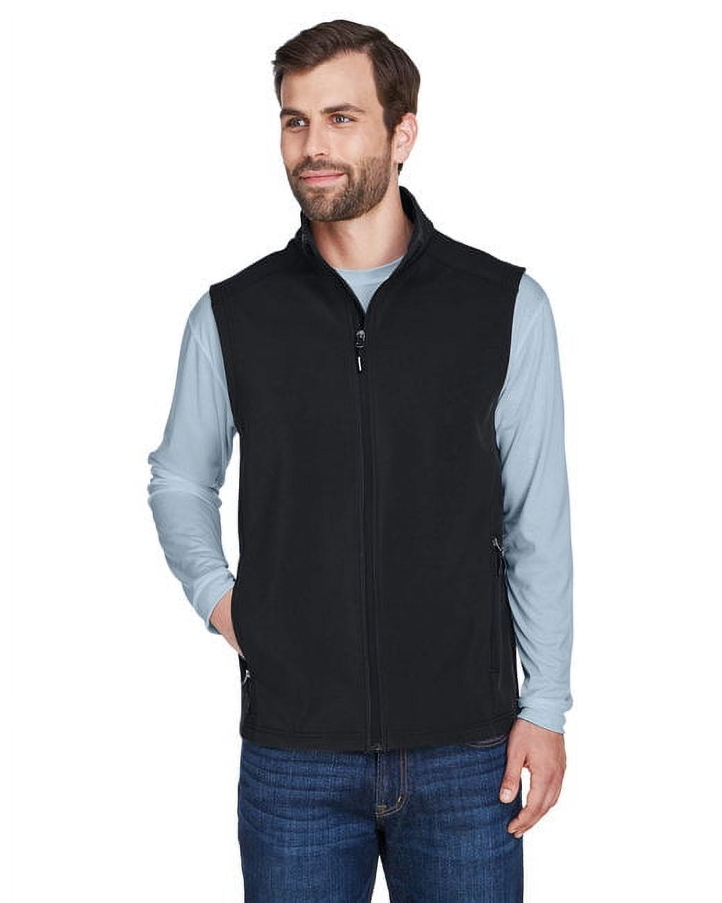 Core 365 CE701 Men's Cruise Two-Layer Fleece Bonded Soft Shell Vest ...