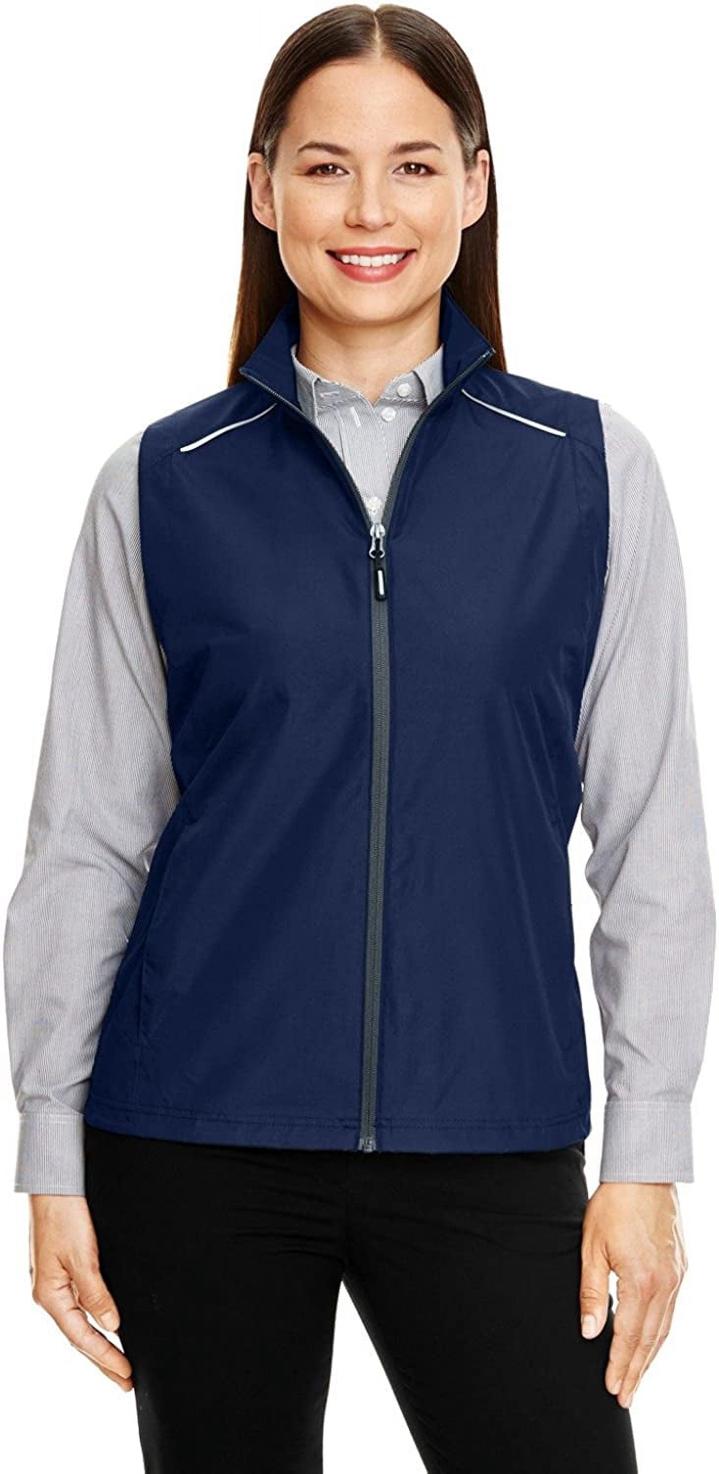 Core 365 CE703W Ladies' Techno Lite Unlined Vest Classic Navy M ...