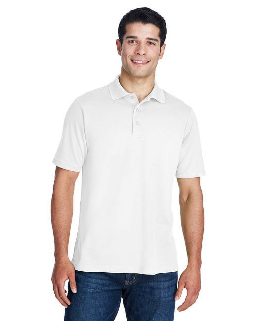 CORE365 88181T Men's Tall Origin Performance Piqué Polo-White-3XLT ...
