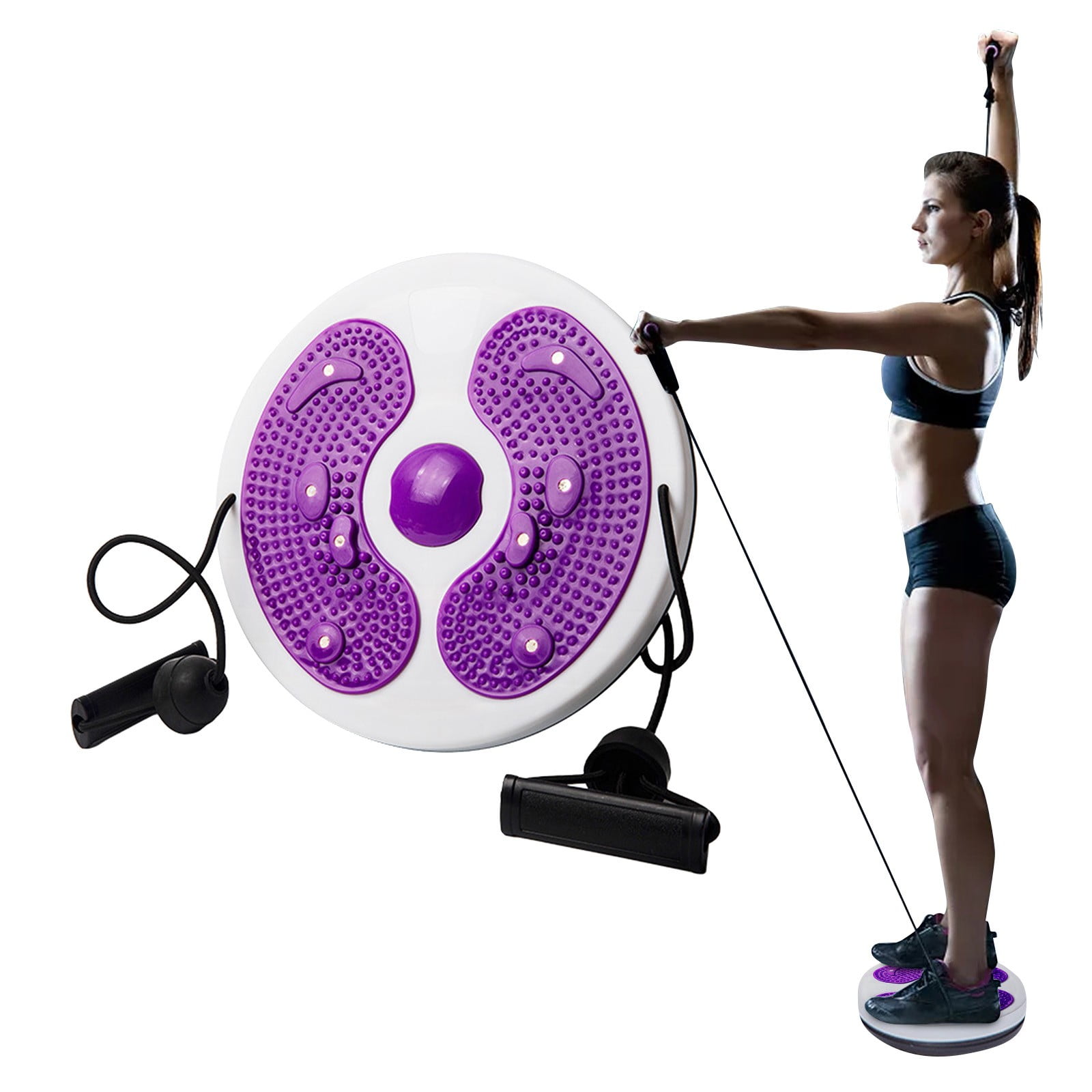 Core Ab Twister Board Double Rope For Exercise And Trainer Abs Waist Twisting Disc With Simply ...