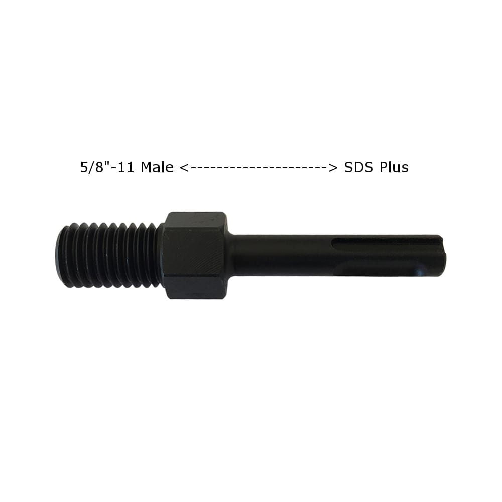 Core Drill Adapter 5/8"-11 Male to SDS PLUS for Hammer and Rotary Drill ...