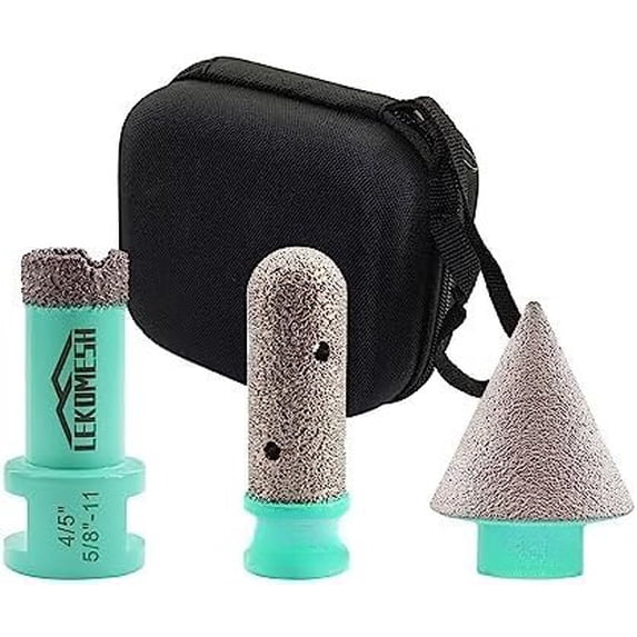 Core Drill Bits Tile Hole Chamfer Bit 5/8"-11 Thread for Porcelain Tile ...