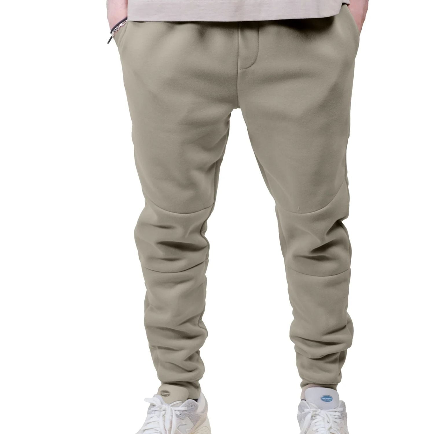 Brooklyn Cloth Men's Core Fleece Sweatpants Joggers, Elastic Waist ...