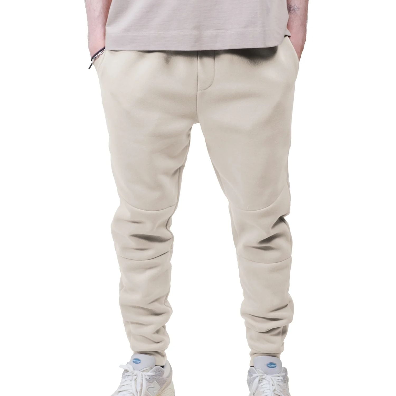 Brooklyn Cloth Men's Core Fleece Sweatpants Joggers, Elastic Waist ...