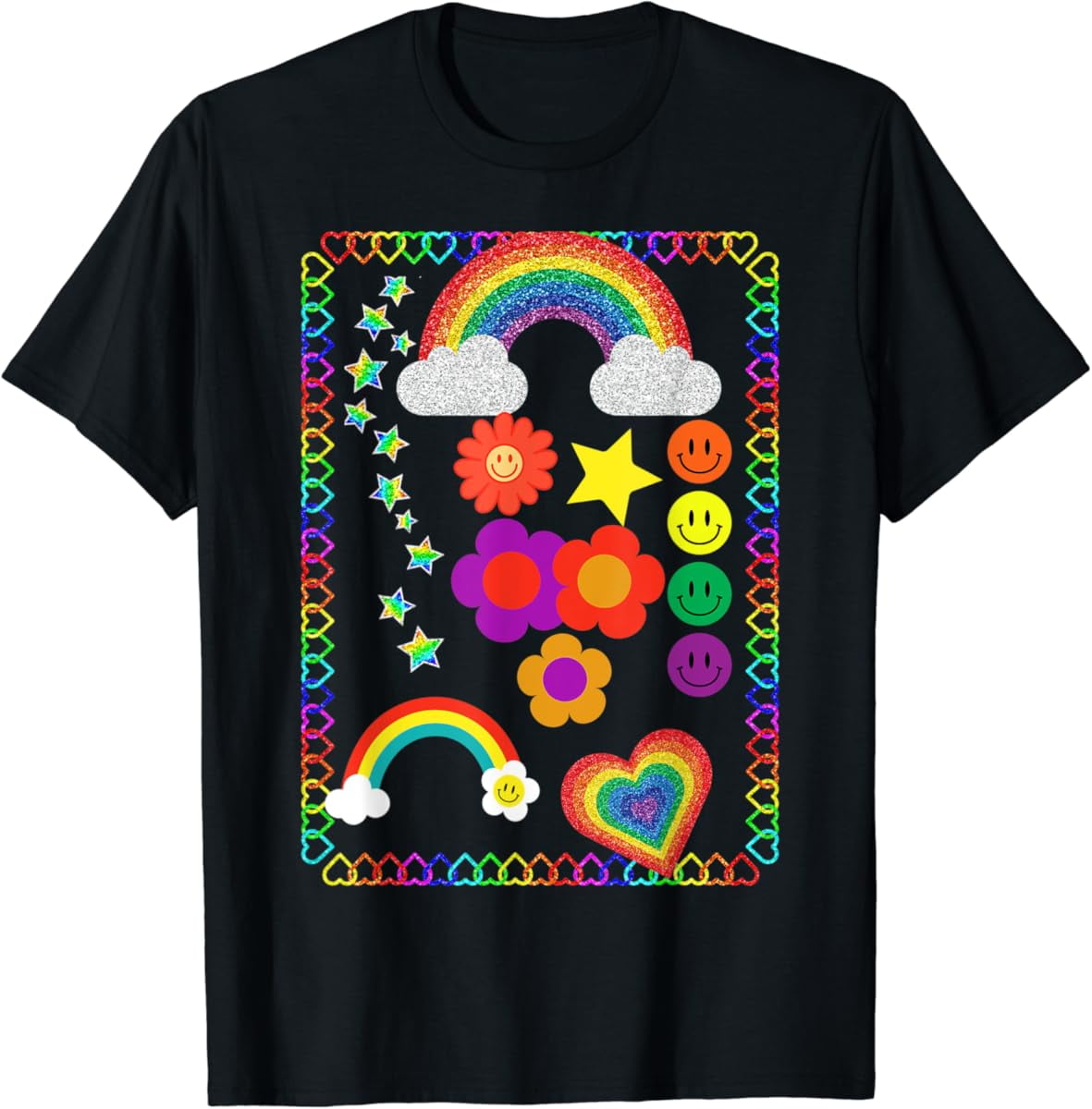 Core Flower Heart T-Shirt - Walmart.com