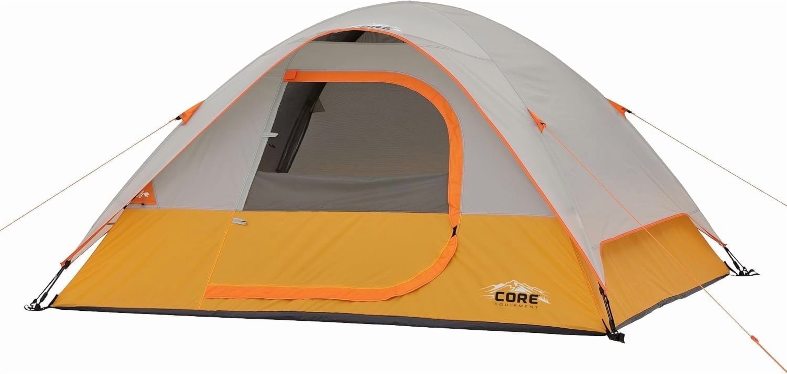 CORE 8'x 7' 4 Person Dome Backpacking Camping Tent, 10 lbs - Walmart.com