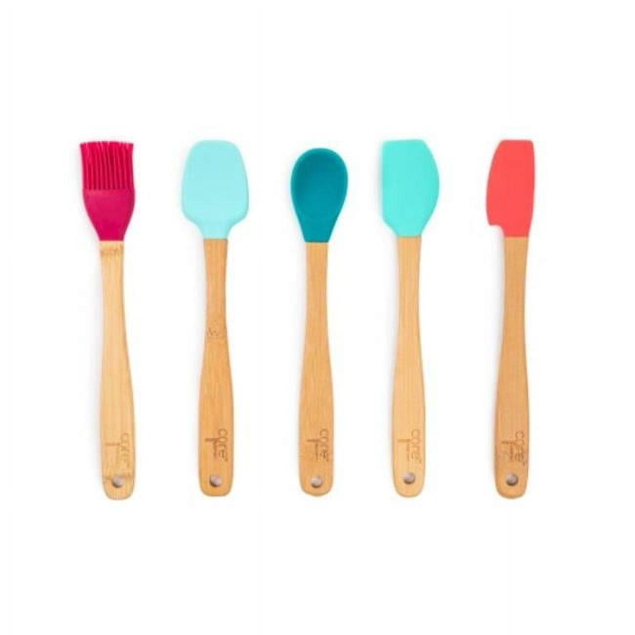 Core Home 112103 Bamboo & Silicone Mini Utensils - Walmart.com
