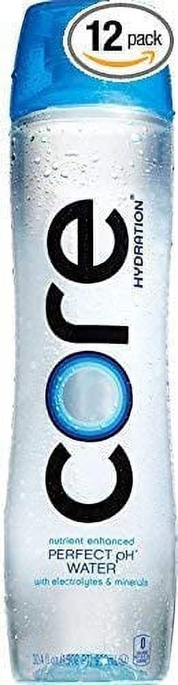 CORE Hydration Water, 7.4 pH, Ultra-Purified, Electrolytes and Minerals ...