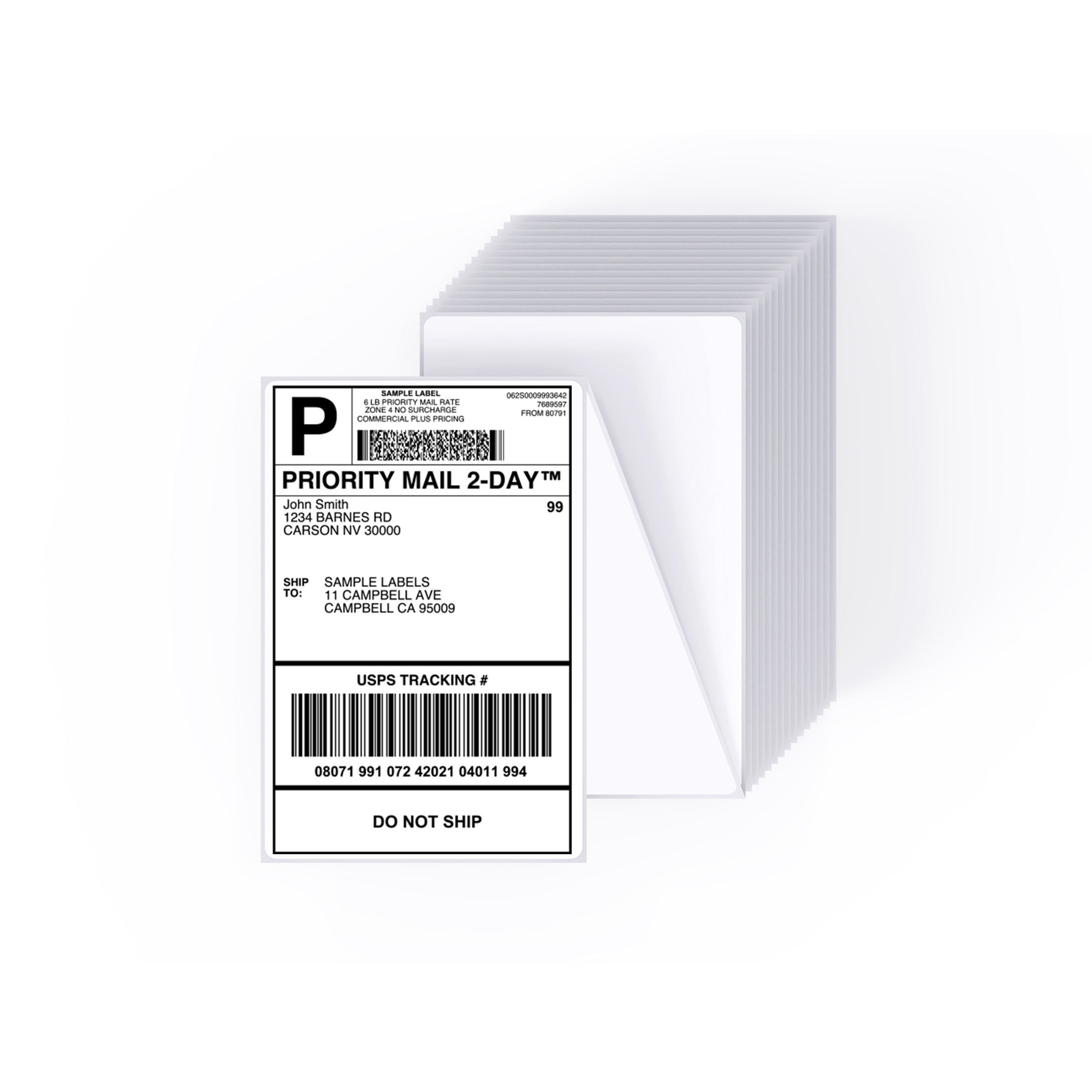 Core Innovations 4" x 6" Direct Thermal Shipping Labels – 500 Fanfold ...