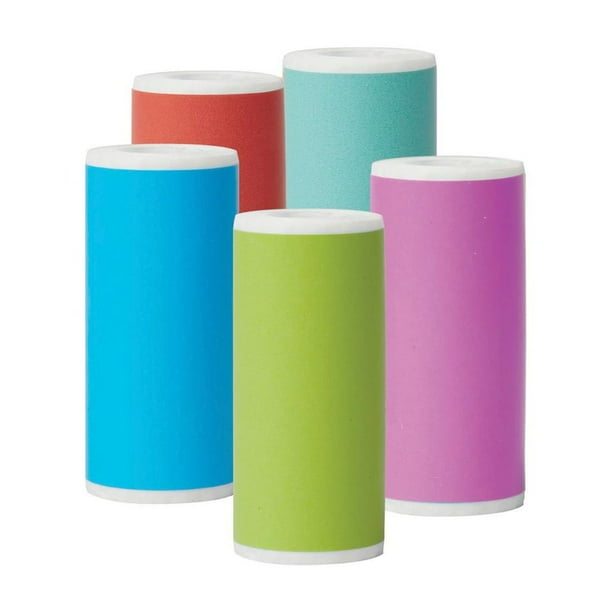 Core Innovations Primary Color Adhesive Sticker Rolls, Thermal Printer ...